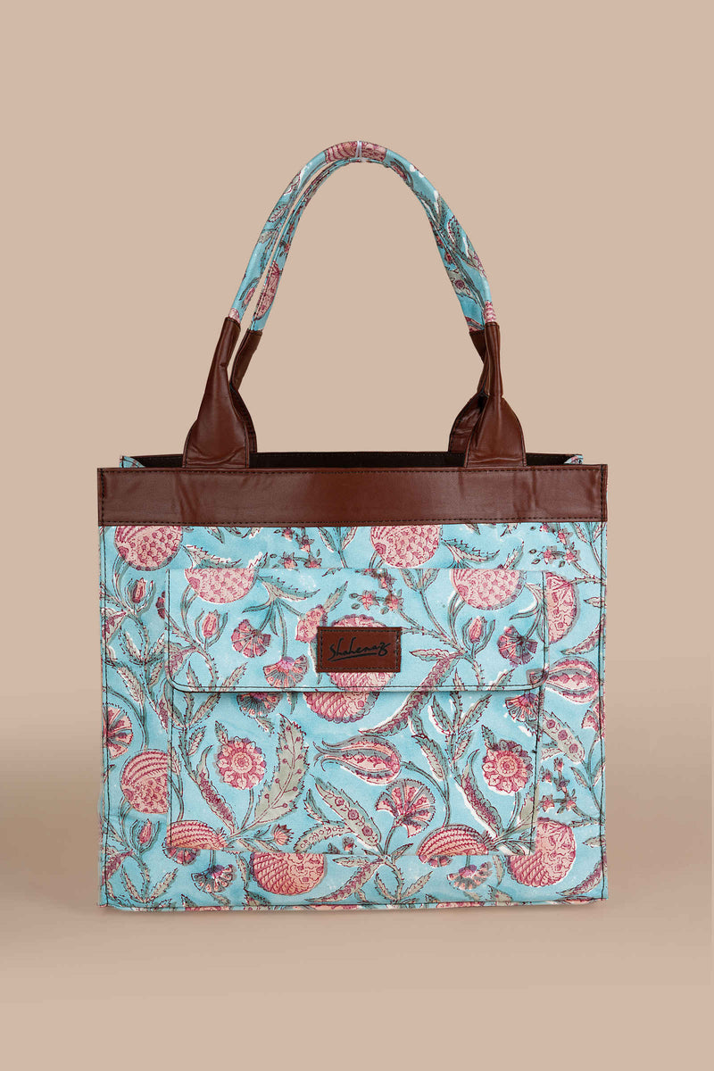 Buy Blue Lagoon Pink Shoulder Bag – Handcrafted & Trendy Online ...