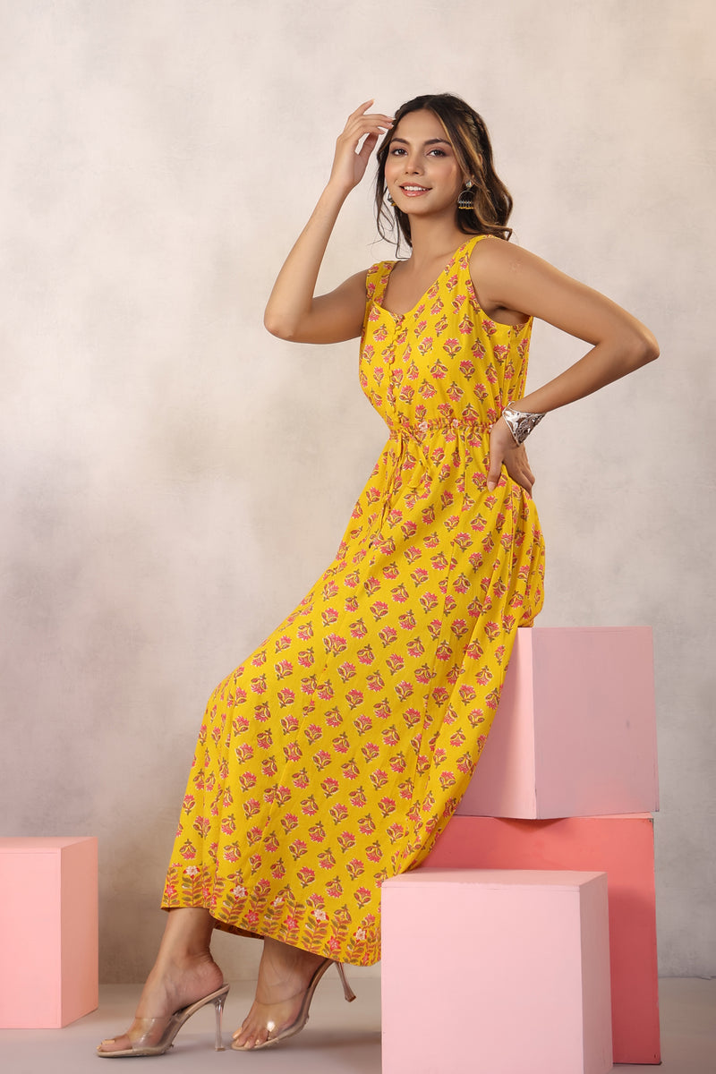 Lila Summer Spagetti Dress_Shahenaz