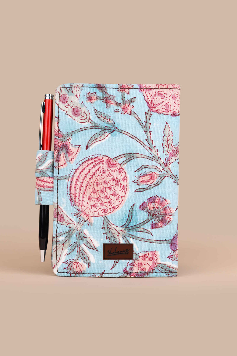 Buy Hand Block Printed Pink Dairy Online | Shahenaz India