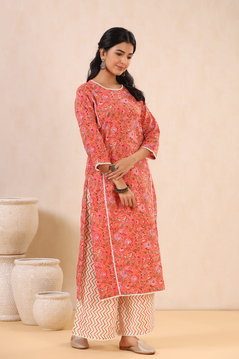 Faiza Bulbul Wajida Kurta Palazzo Set -Shahenaz – shahenazindia