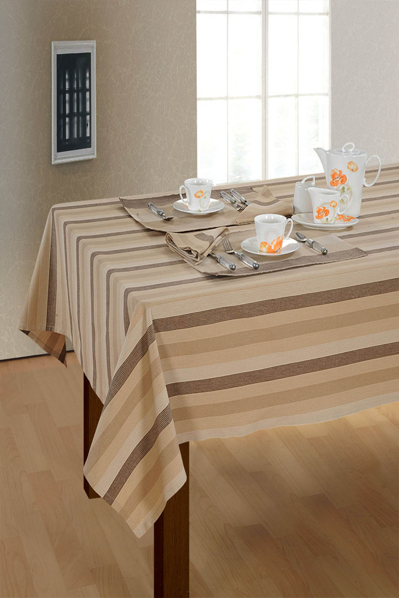 Ivory Ivan Cotton Table Cover-Shahenaz – shahenazindia